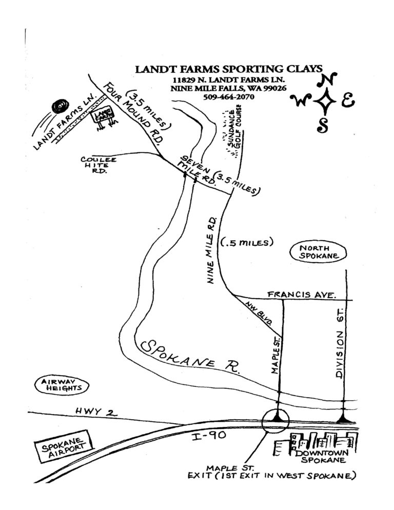 Map & Directions – Landt Farms Sporting Clays